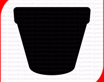 Flower Pot Dxf - Etsy