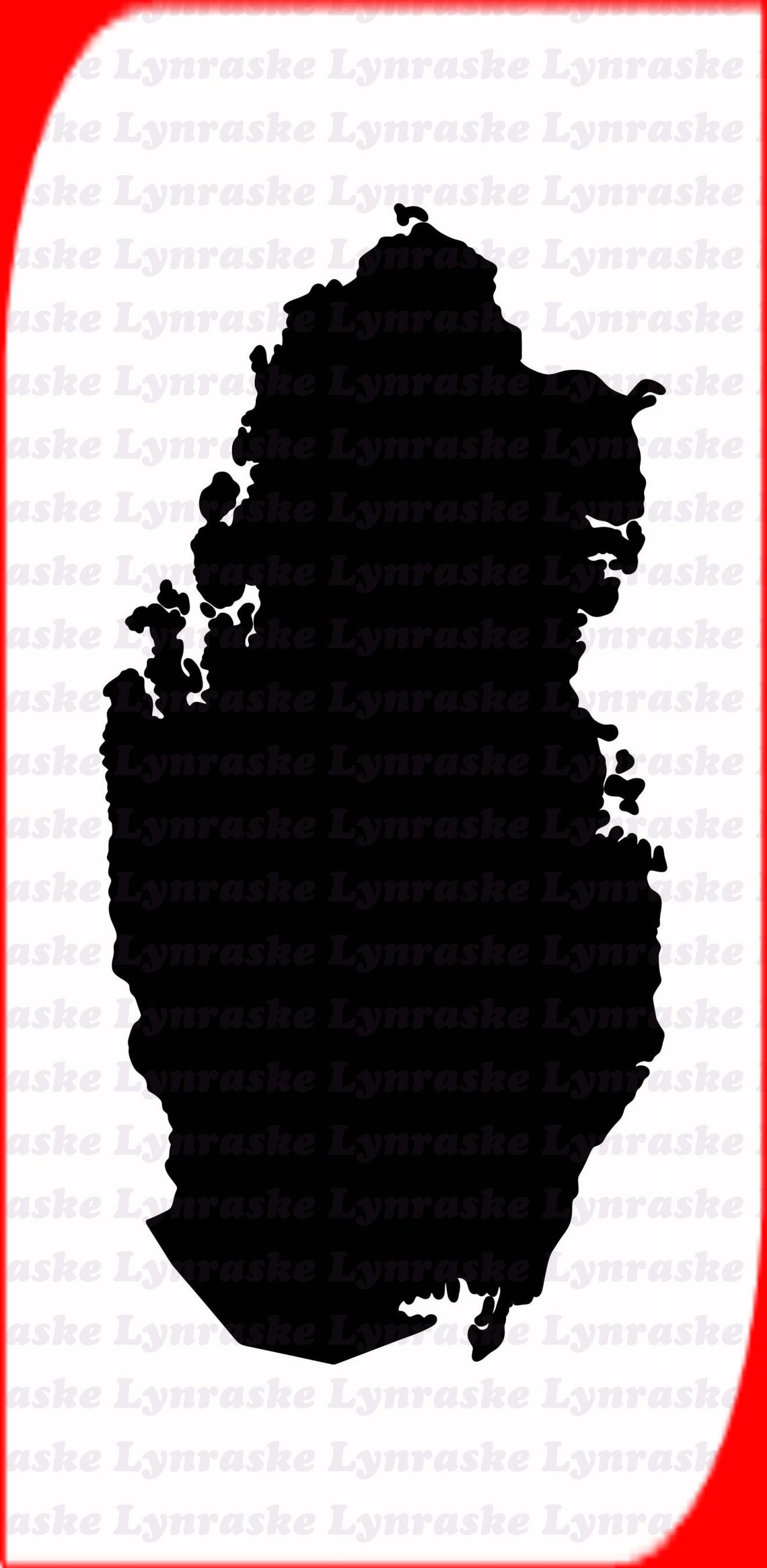 Qatar Silhouette SVG Svg Dxf Cricut Silhouette Cut File - Etsy