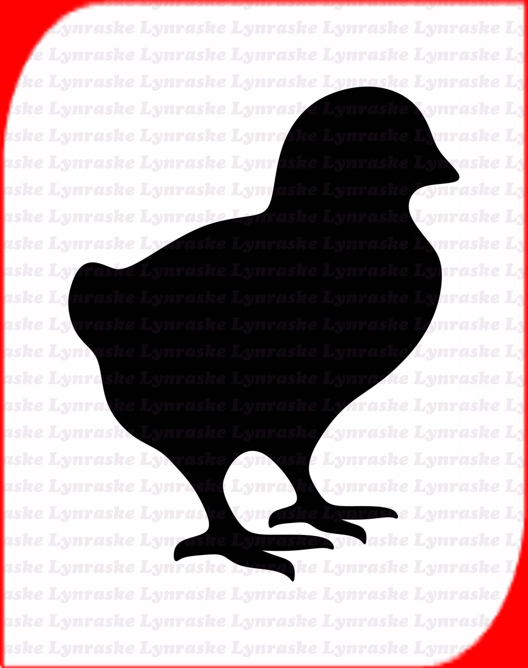 Baby Chick Silhouette SVG, Svg, Dxf, Cricut, Silhouette Cut File ...