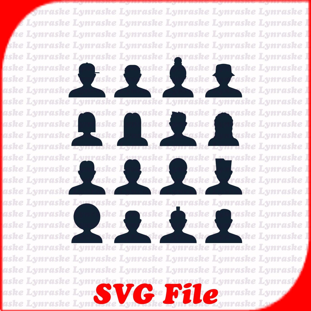 Basic Variety Silhouette Vectors SVG, Svg, Dxf, Cricut, Silhouette Cut ...