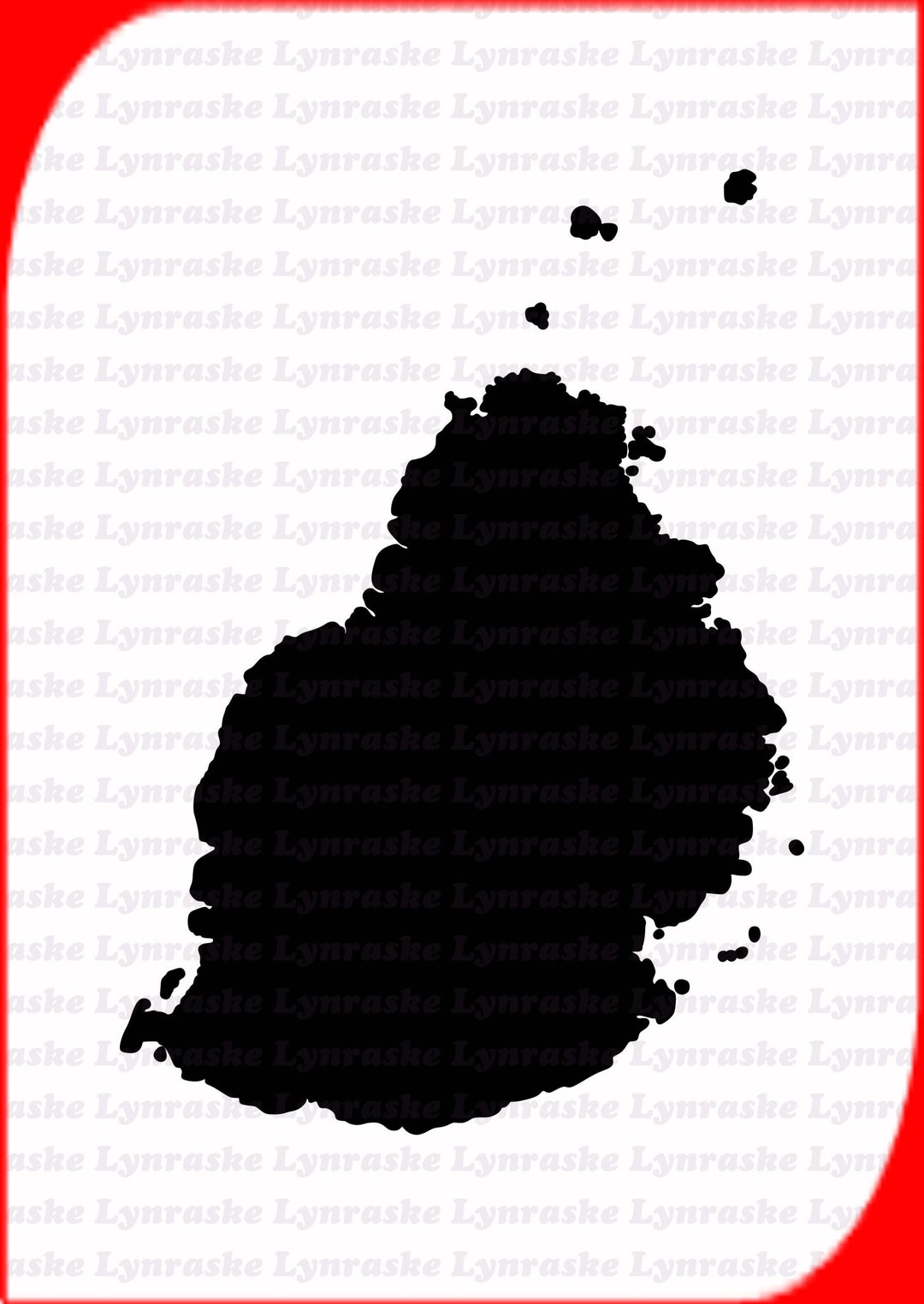 Mauritius Silhouette SVG, Svg, Dxf, Cricut, Silhouette Cut File ...