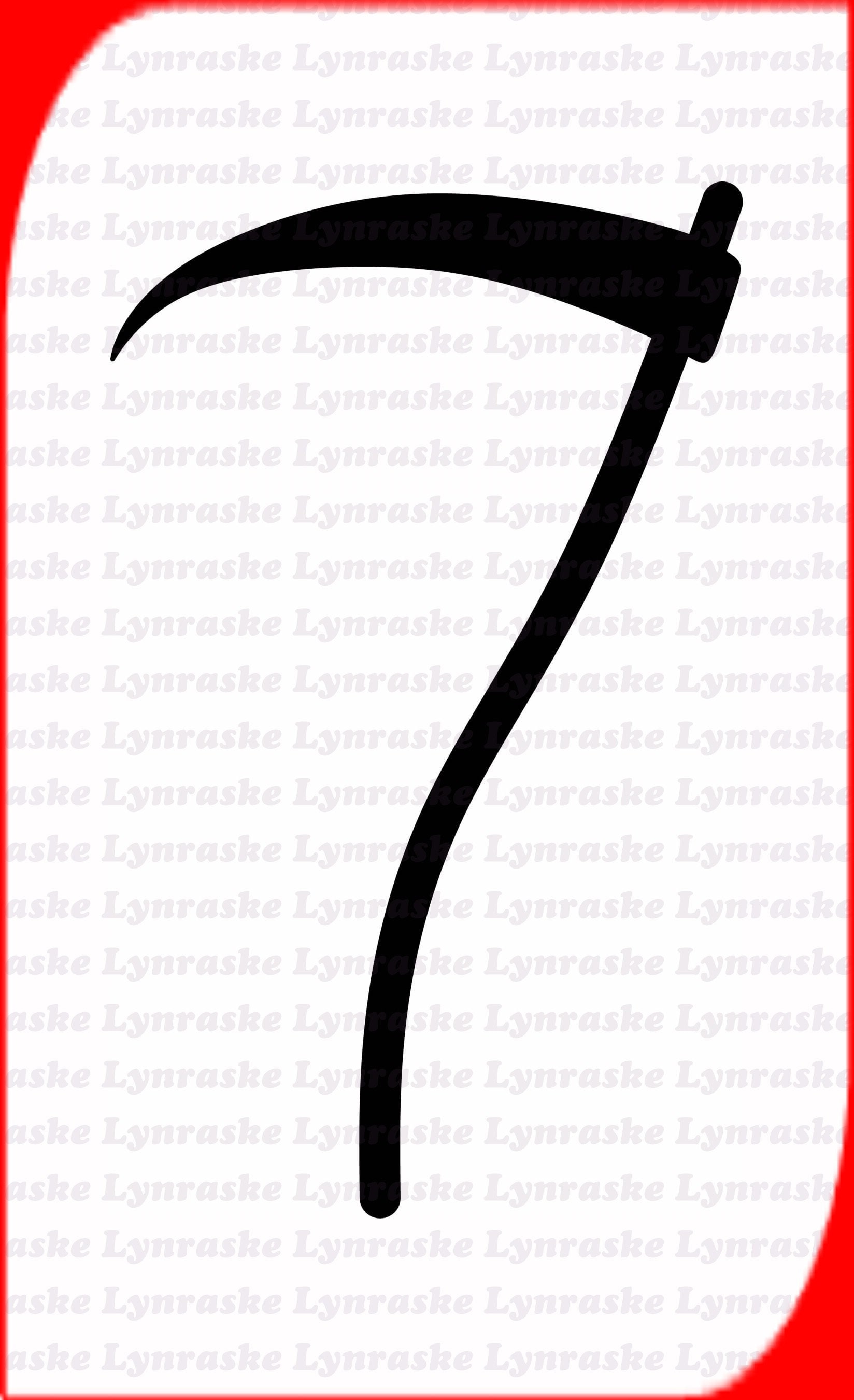 Scythe Silhouette SVG Svg Dxf Cricut Silhouette Cut File - Etsy Canada