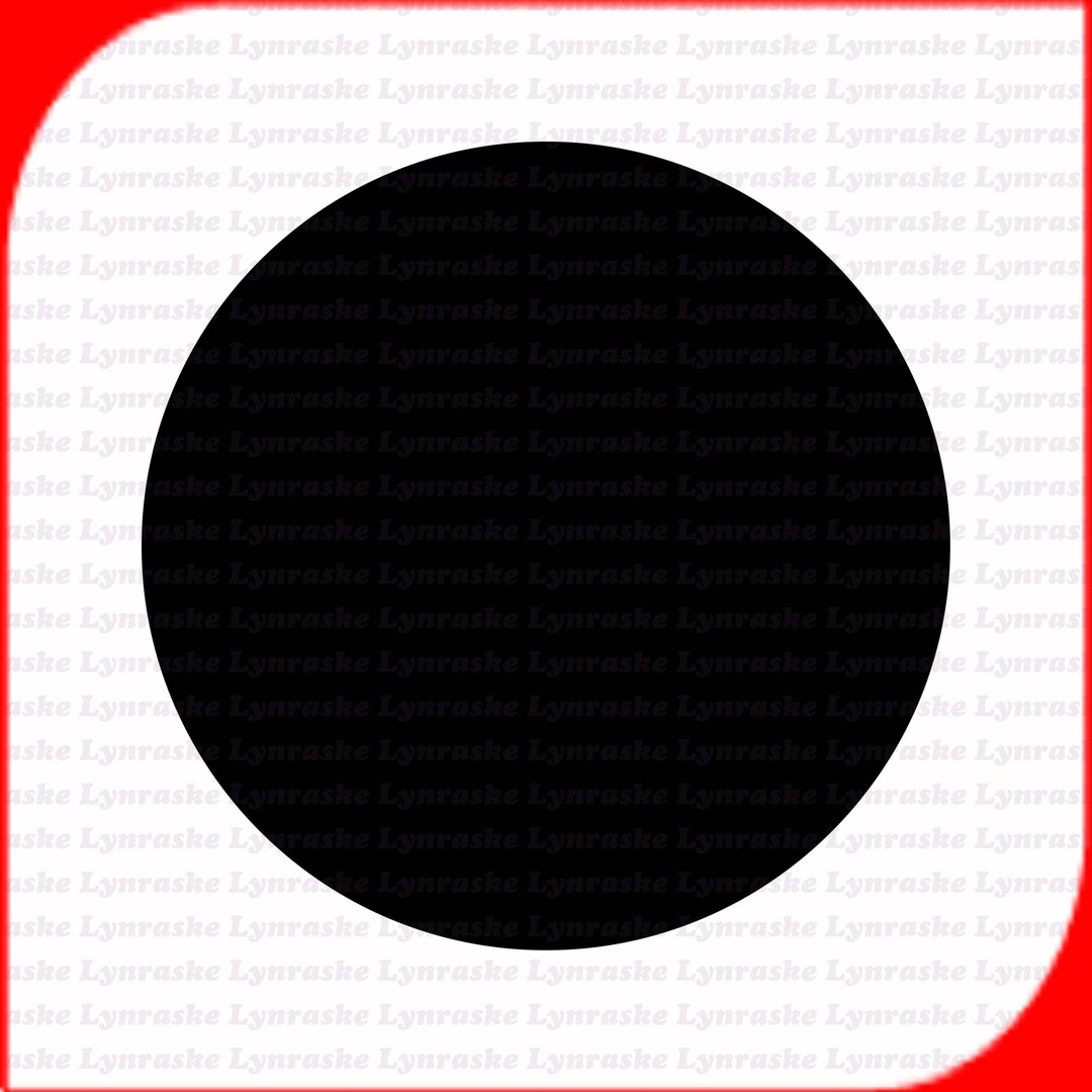 Circle Silhouette SVG, Svg, Dxf, Cricut, Silhouette Cut File, Instant ...