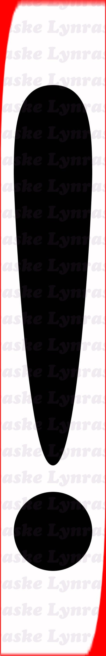 Exclamation Point Silhouette SVG Svg Dxf Cricut Silhouette - Etsy Finland