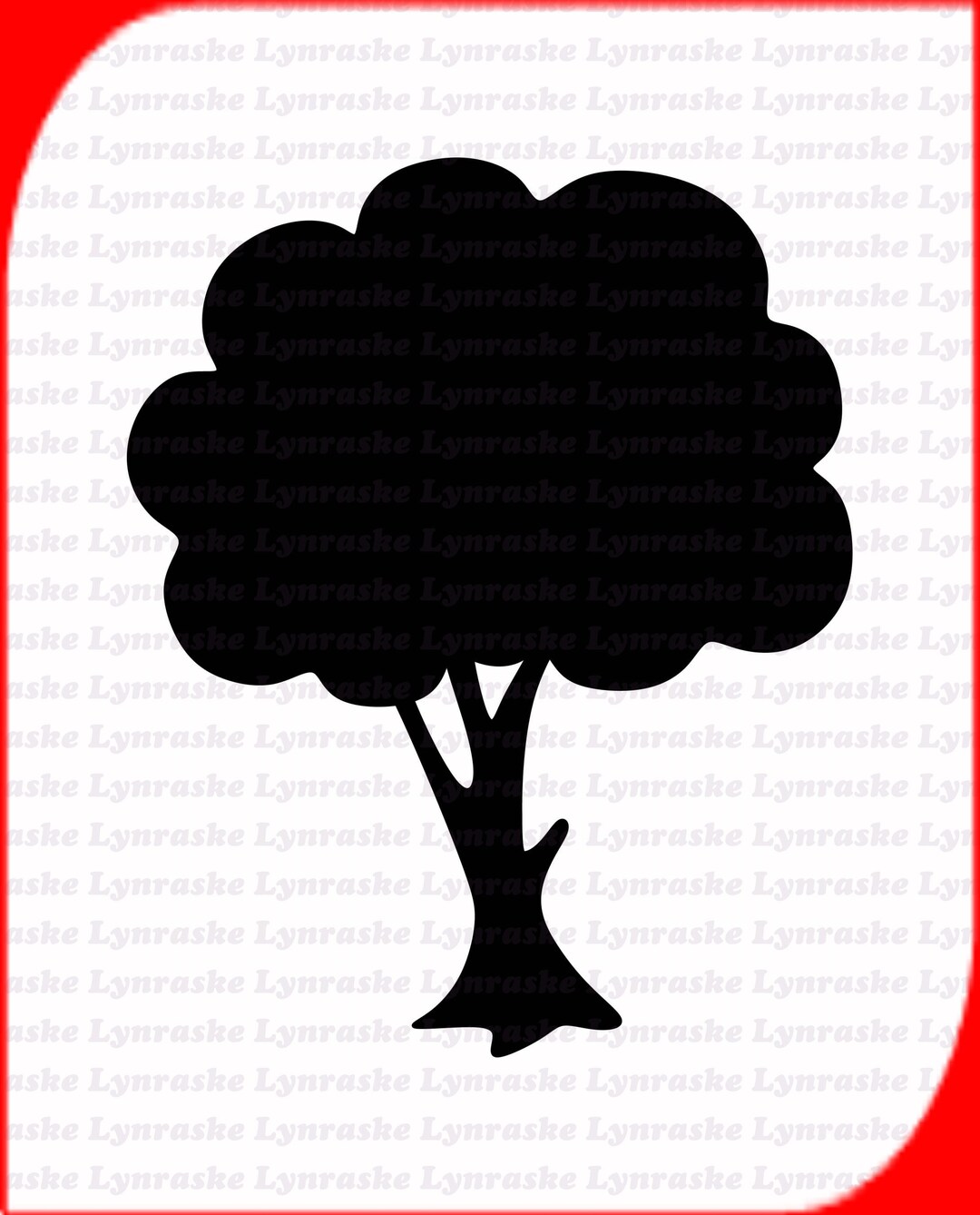 Apple Tree Silhouette SVG, Svg, Dxf, Cricut, Silhouette Cut File ...