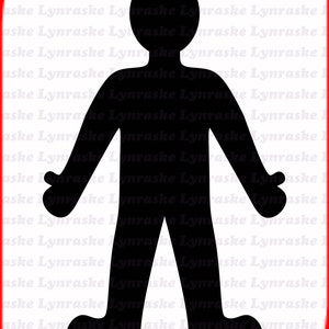 Person Silhouette SVG, Svg, Dxf, Cricut, Silhouette Cut File, Instant ...