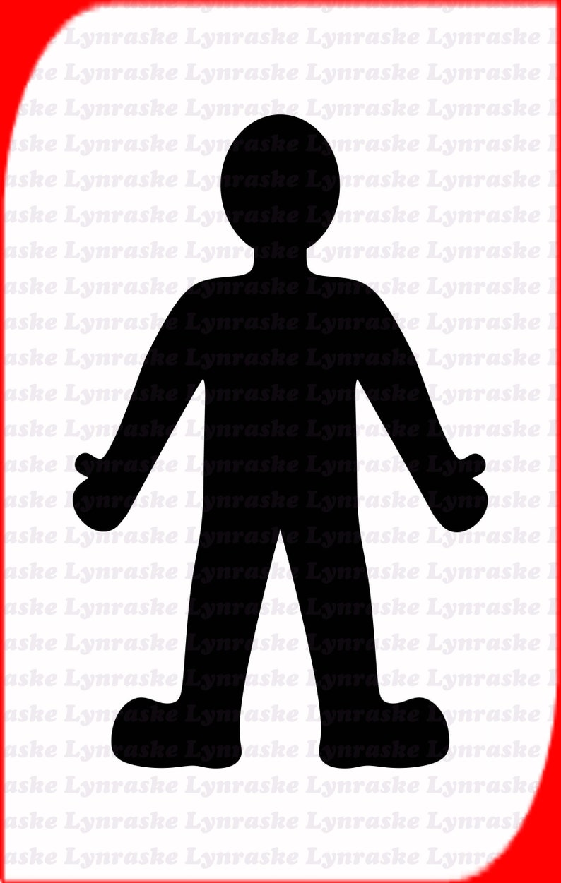 Person Silhouette SVG Svg Dxf Cricut Silhouette Cut File - Etsy Australia