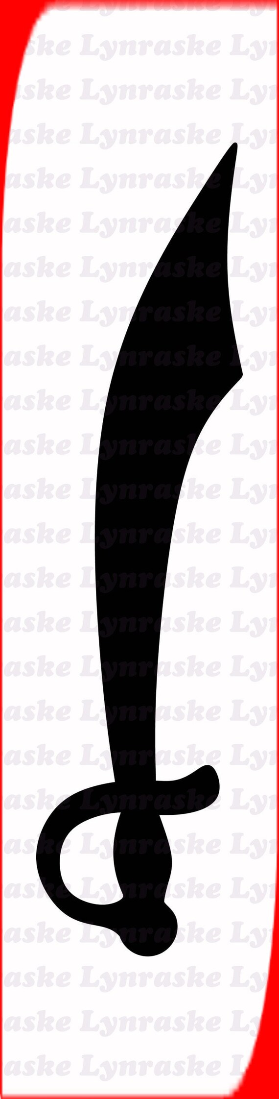 Cutlass Silhouette SVG Svg Dxf Cricut Silhouette Cut File - Etsy Finland