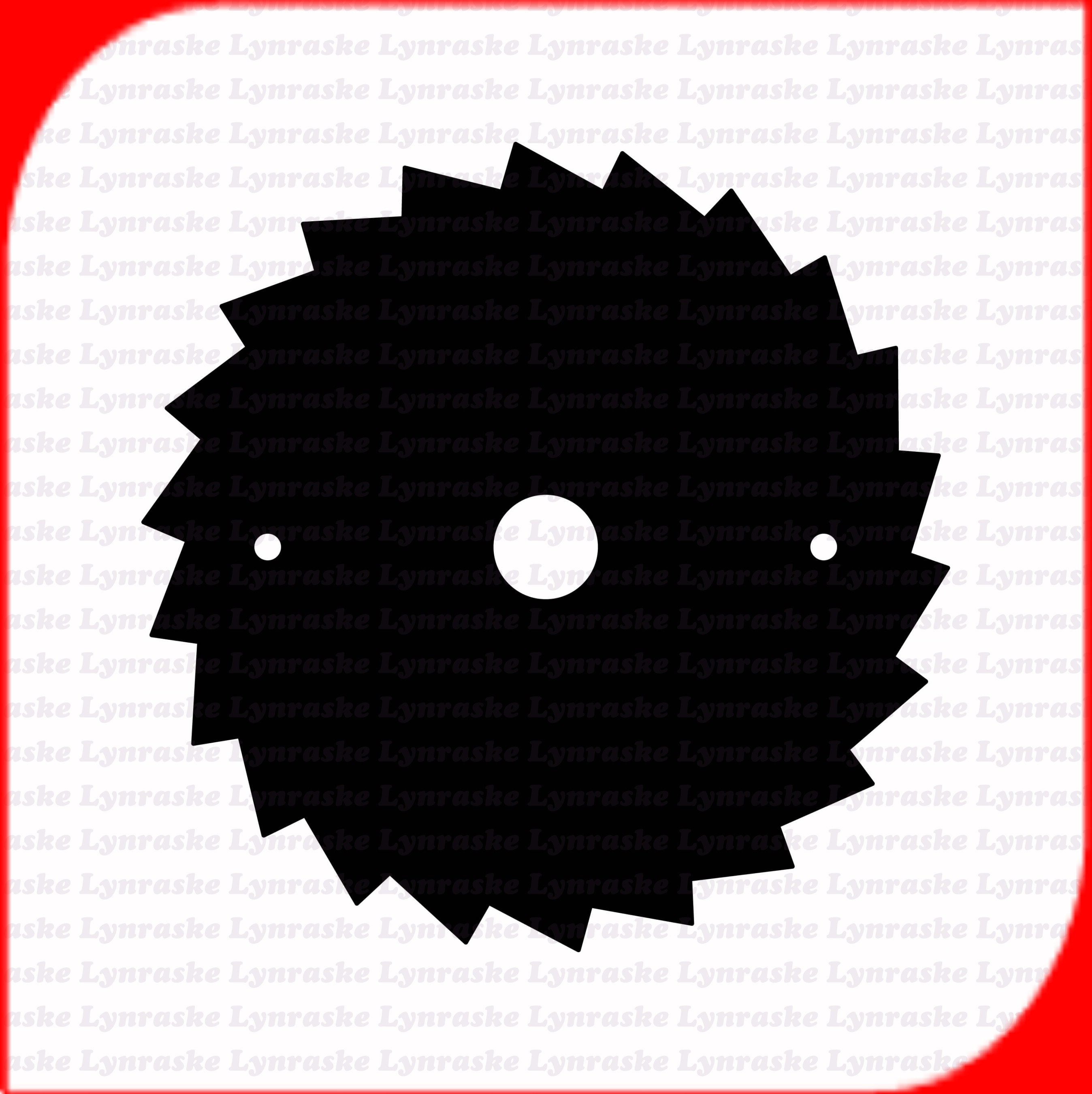 Saw Blade Silhouette SVG Svg Dxf Cricut Silhouette Cut - Etsy UK