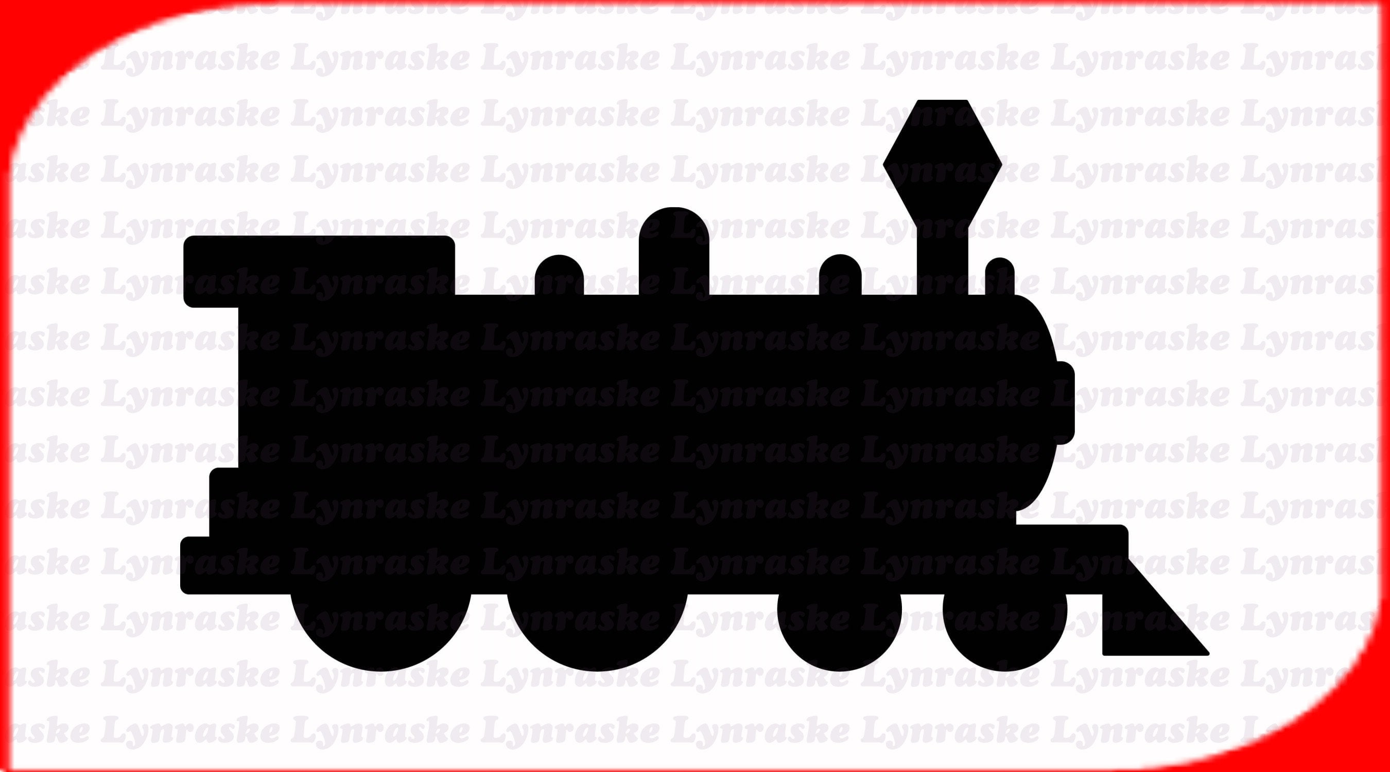 Tren Silueta SVG svg dxf Cricut Silhouette Cut File - Etsy España