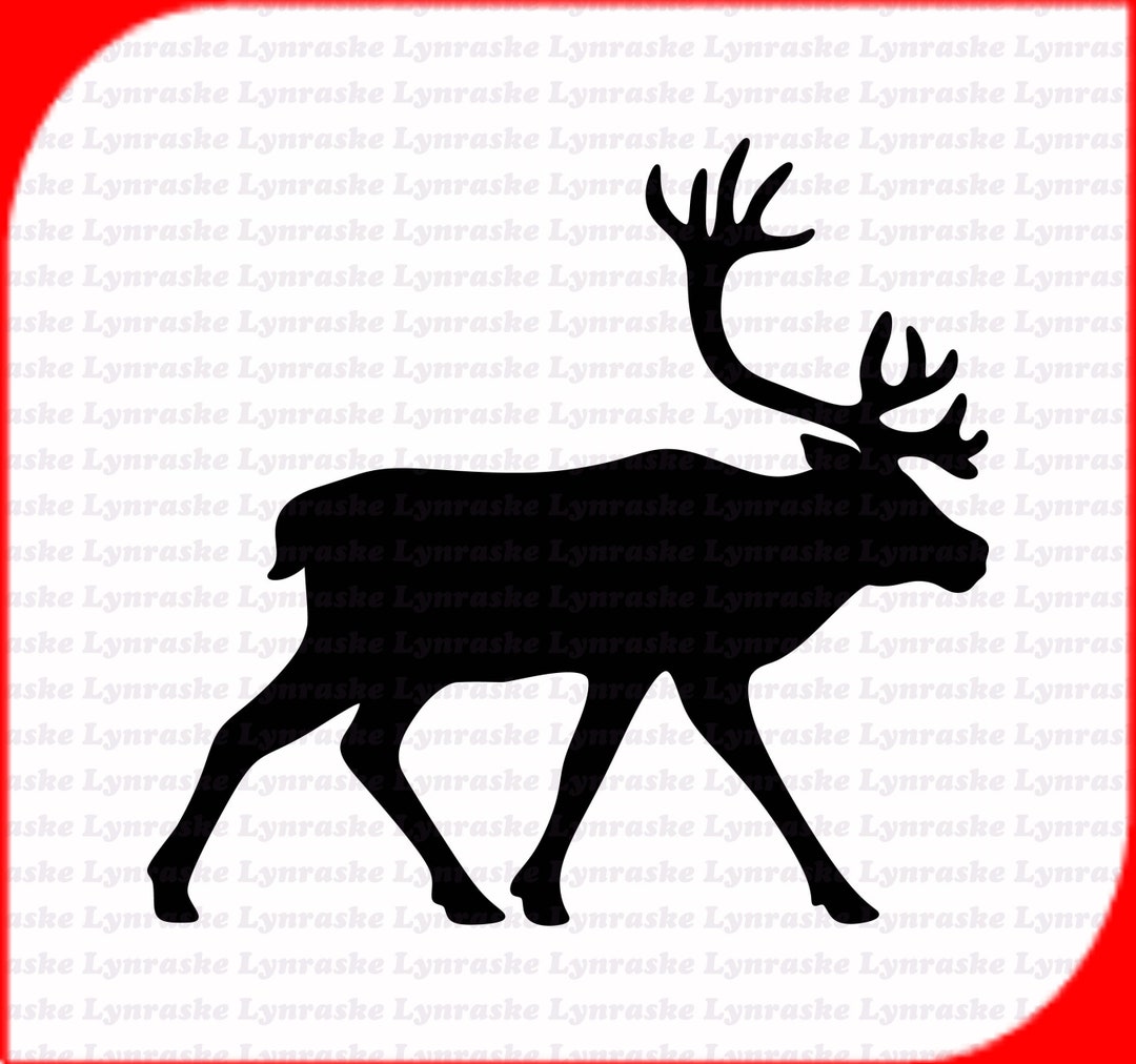 Caribou Silhouette SVG Svg Dxf Cricut Silhouette Cut File - Etsy Canada