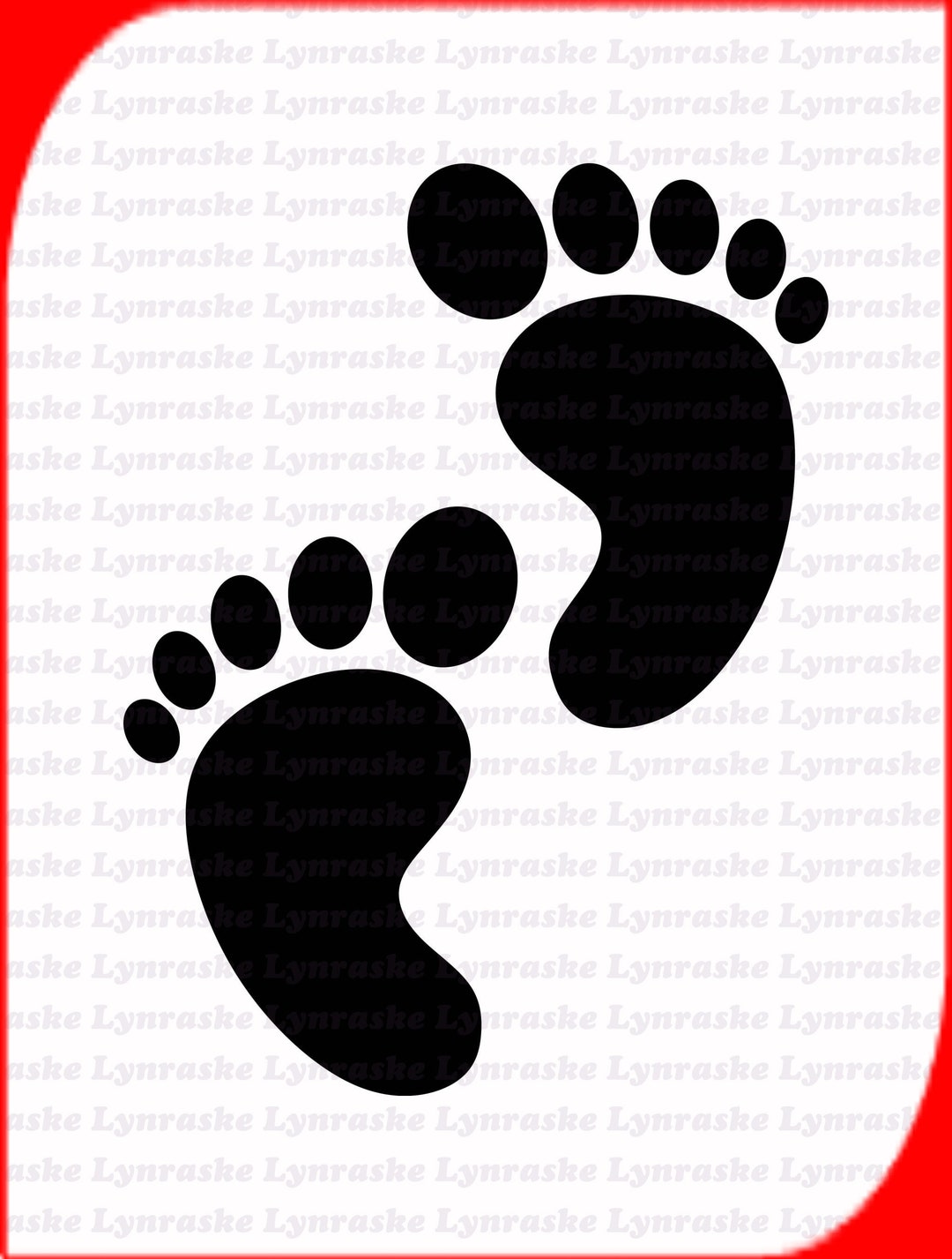 Baby Füße Silhouette SVG, svg, dxf, Cricut, Silhouette Schnittdatei ...