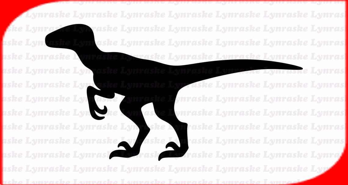 Velociraptor Silhouette SVG Svg Dxf Cricut Silhouette Cut | Etsy