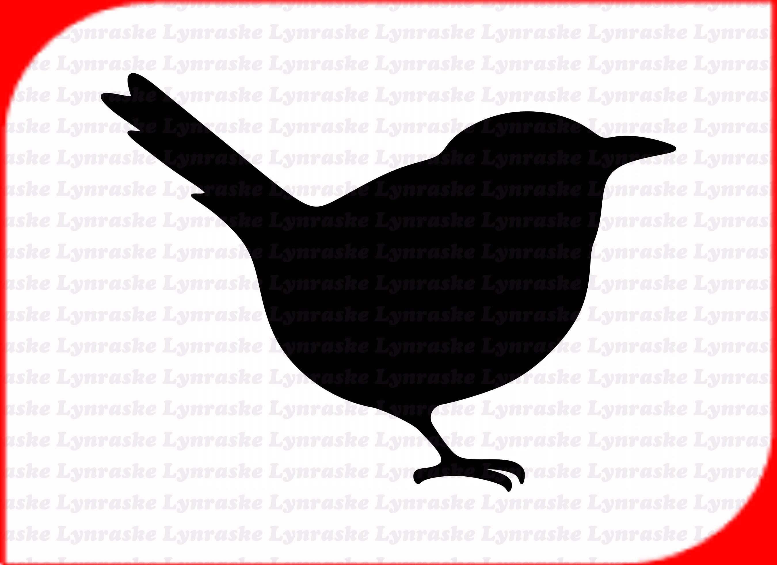 Wren Silhouette SVG Svg Dxf Cricut Silhouette Cut File - Etsy Australia