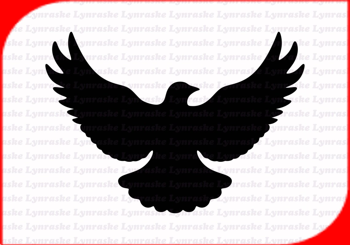 Flying Dove Silhouette SVG svg dxf Cricut Silhouette Cut | Etsy