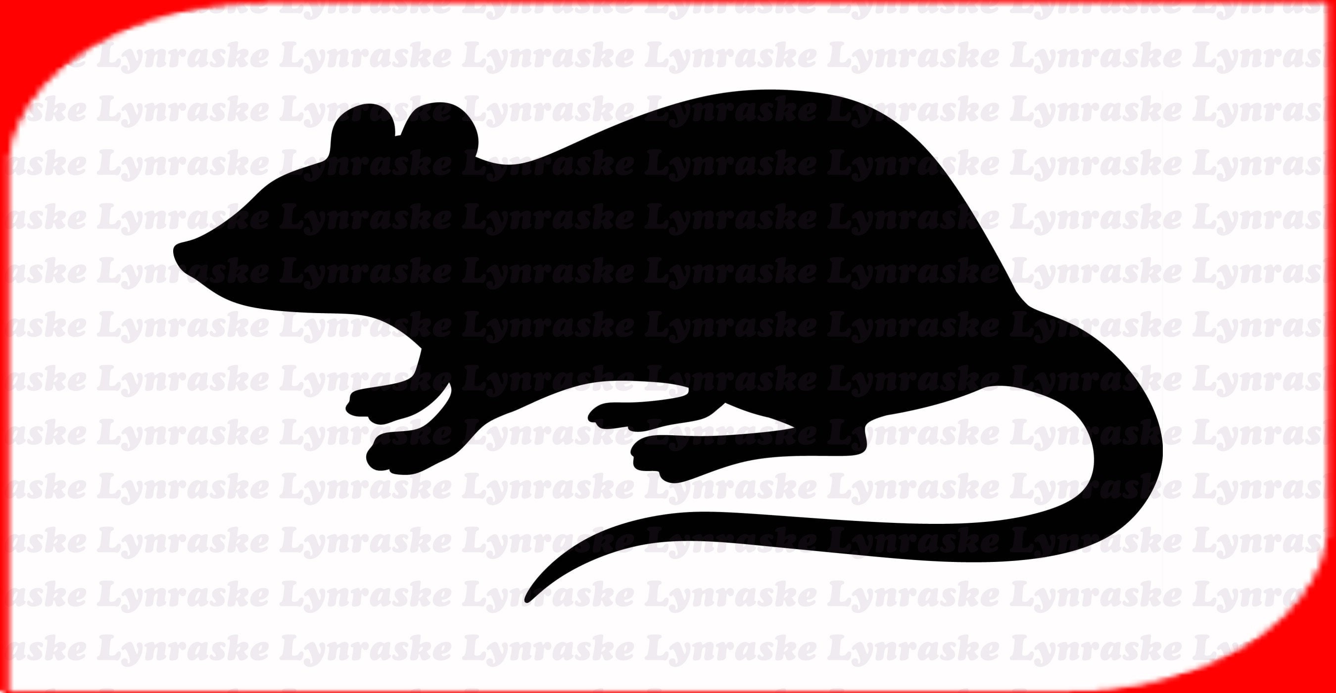 Rat Silhouette SVG, Svg, Dxf, Cricut, Silhouette Cut File, Instant ...