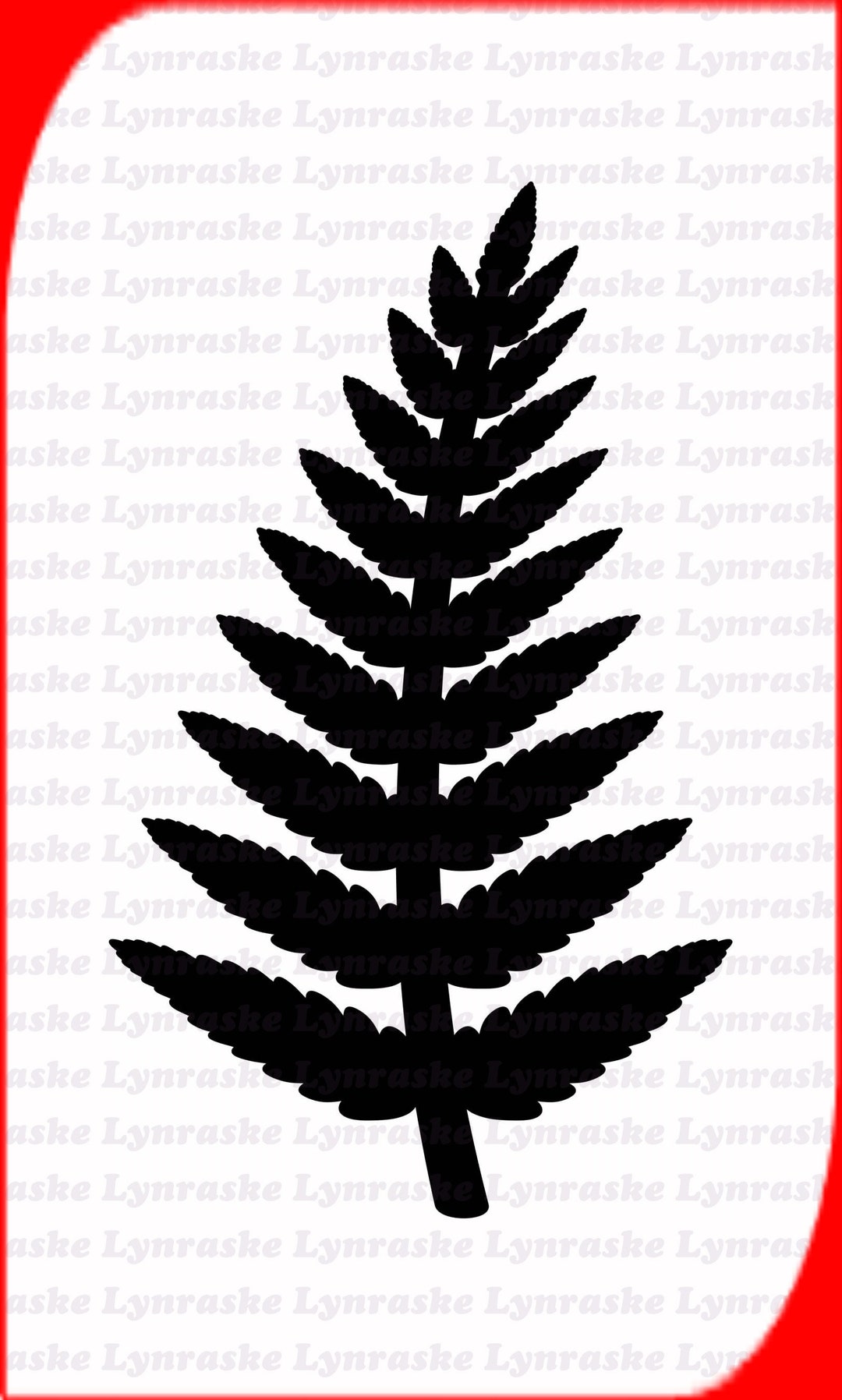 Fern Silhouette SVG, Svg, Dxf, Cricut, Silhouette Cut File, Instant ...