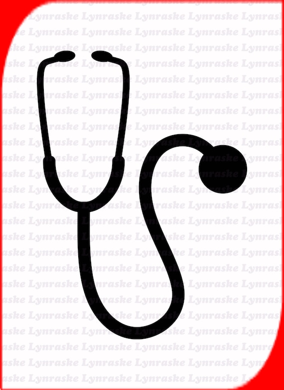 Estetoscopio Silueta SVG svg dxf Cricut Silhouette Cut | Etsy México
