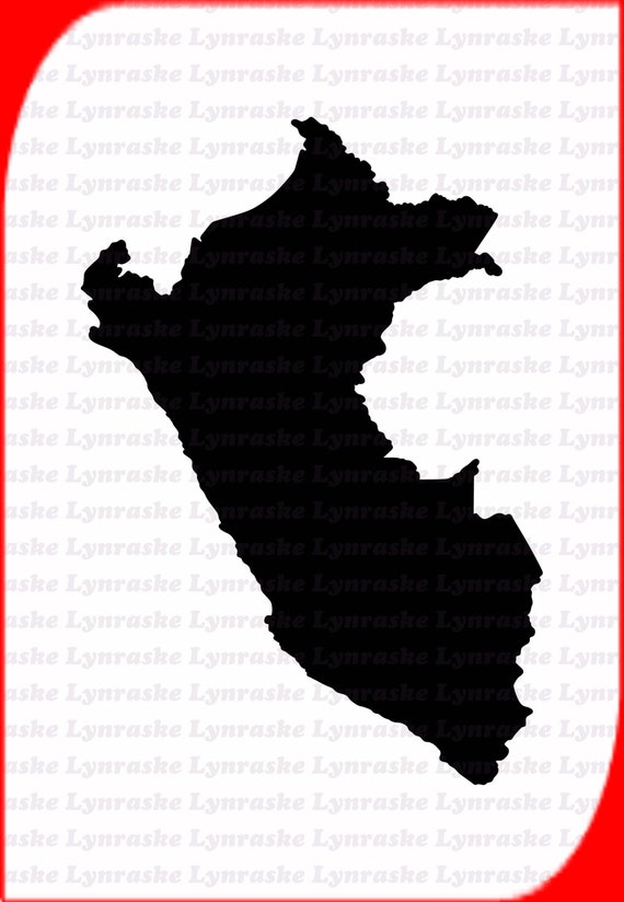 Peru Silhouette SVG Svg Dxf Cricut Silhouette Cut File - Etsy