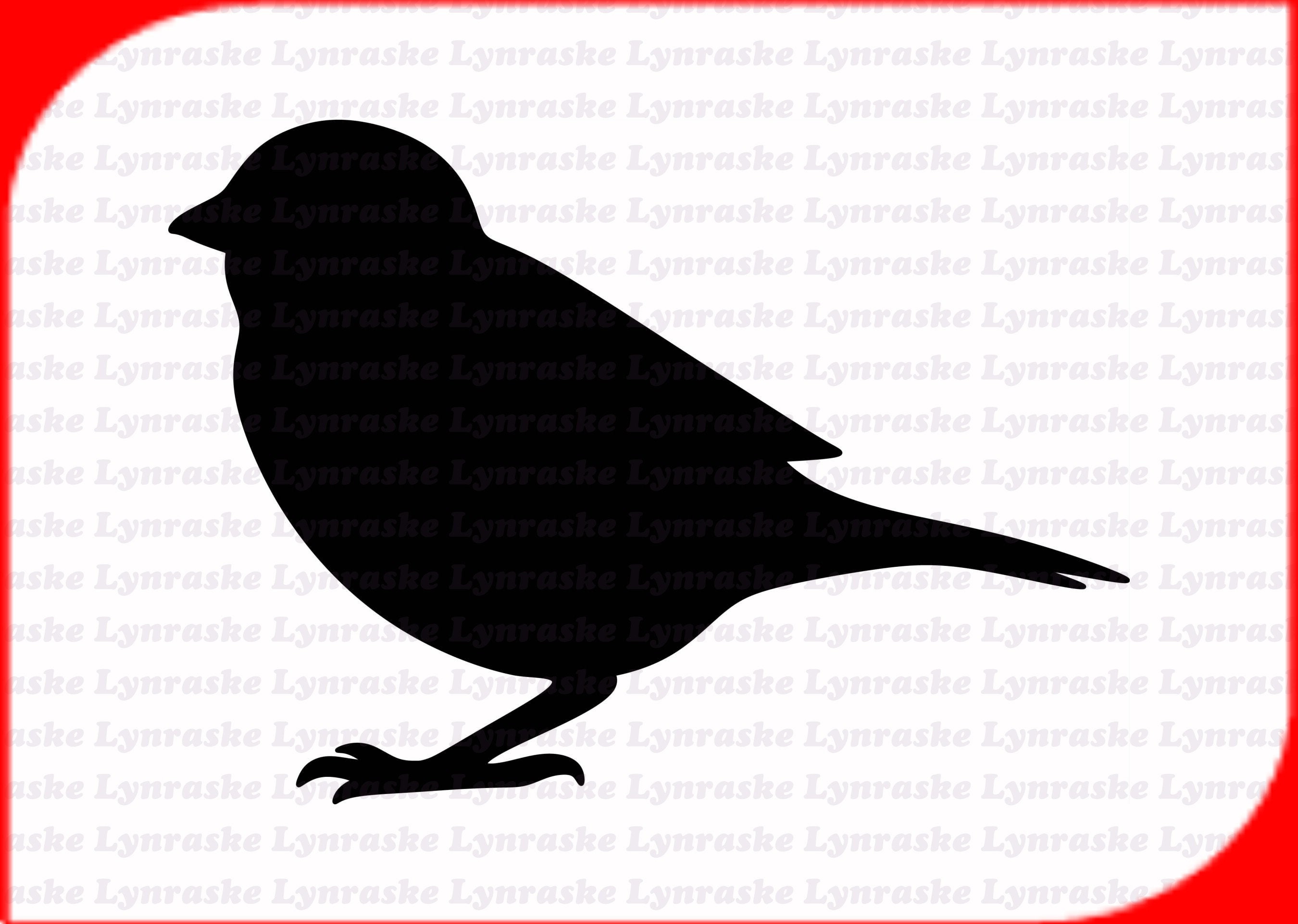 Sparrow Silhouette SVG Svg Dxf Cricut Silhouette Cut File - Etsy