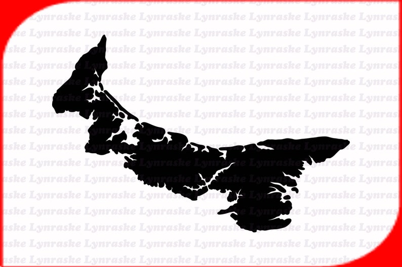 Prince Edward Island Silhouette SVG Svg Dxf Cricut - Etsy