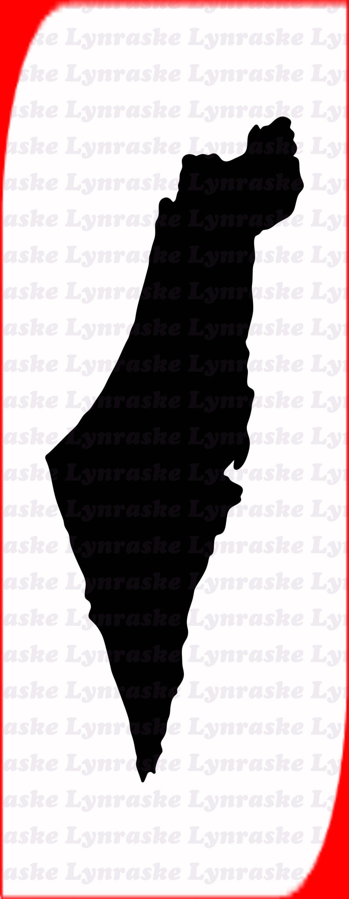 Israel Silhouette SVG Svg Dxf Cricut Silhouette Cut File | Etsy