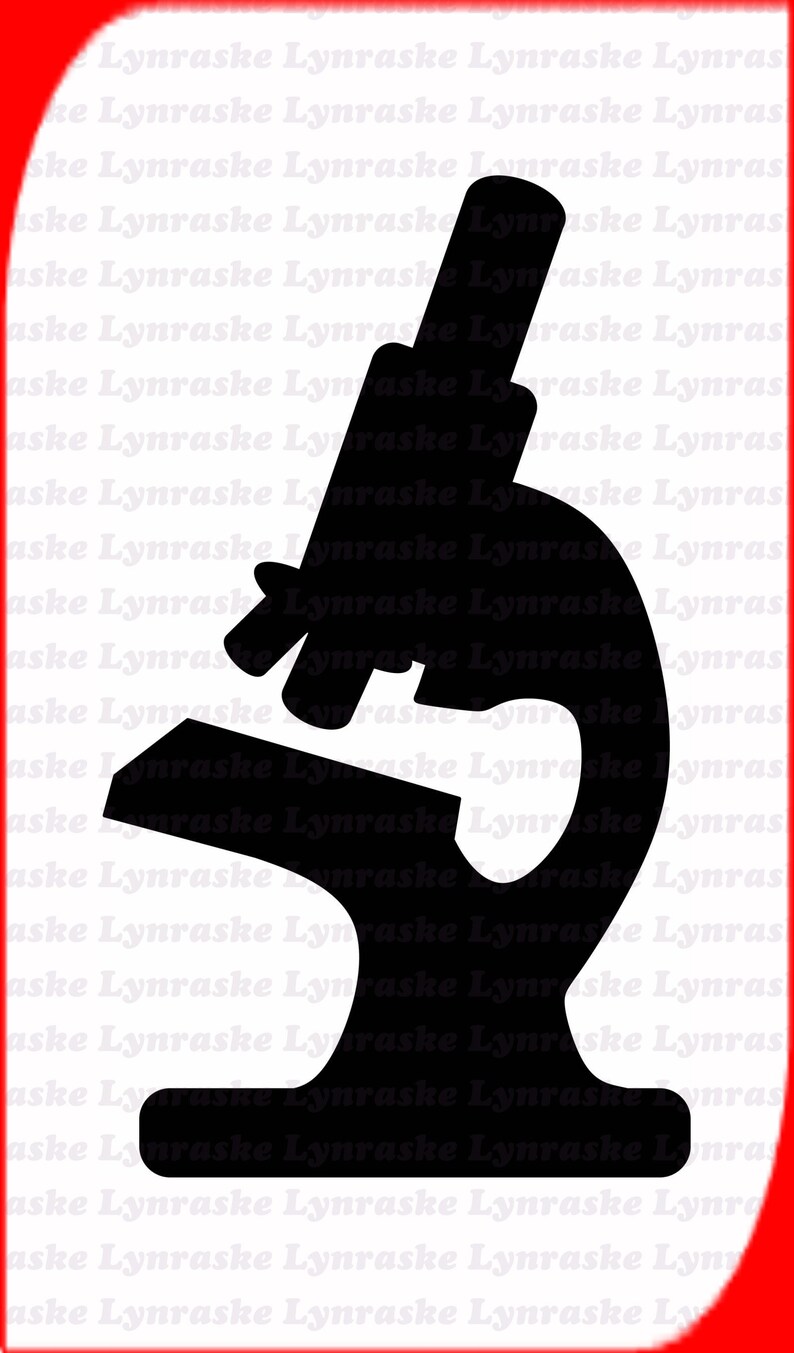Microscope Silhouette SVG, Svg, Dxf, Cricut, Silhouette Cut File ...
