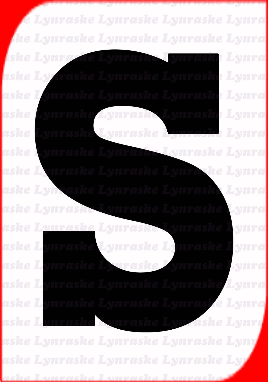 Lowercase Letter S Silhouette SVG, Svg, Dxf, Cricut, Silhouette Cut ...