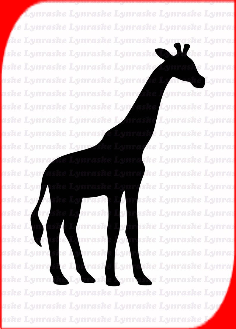 Giraffe Silhouette SVG Svg Dxf Cricut Silhouette Cut File - Etsy Canada
