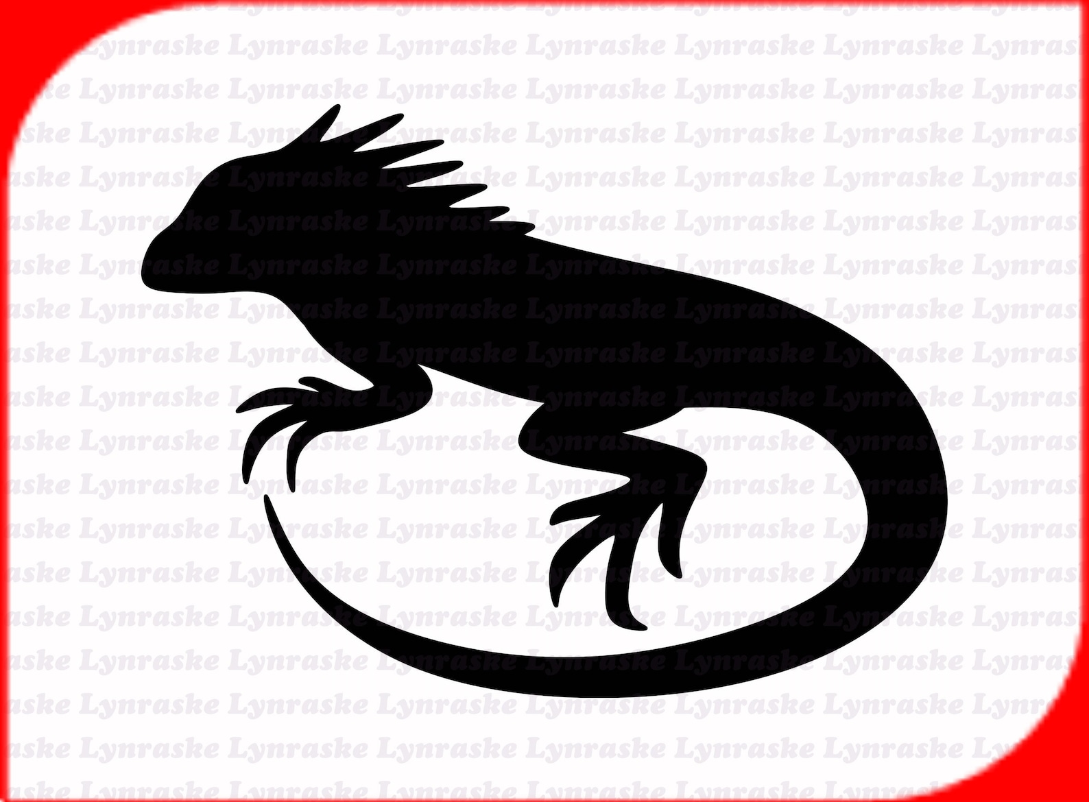 Iguana Silhouette SVG svg dxf Cricut Silhouette Cut File | Etsy