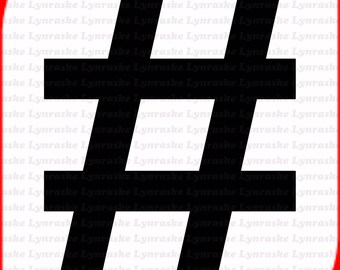 Number Sign Svg - Etsy UK