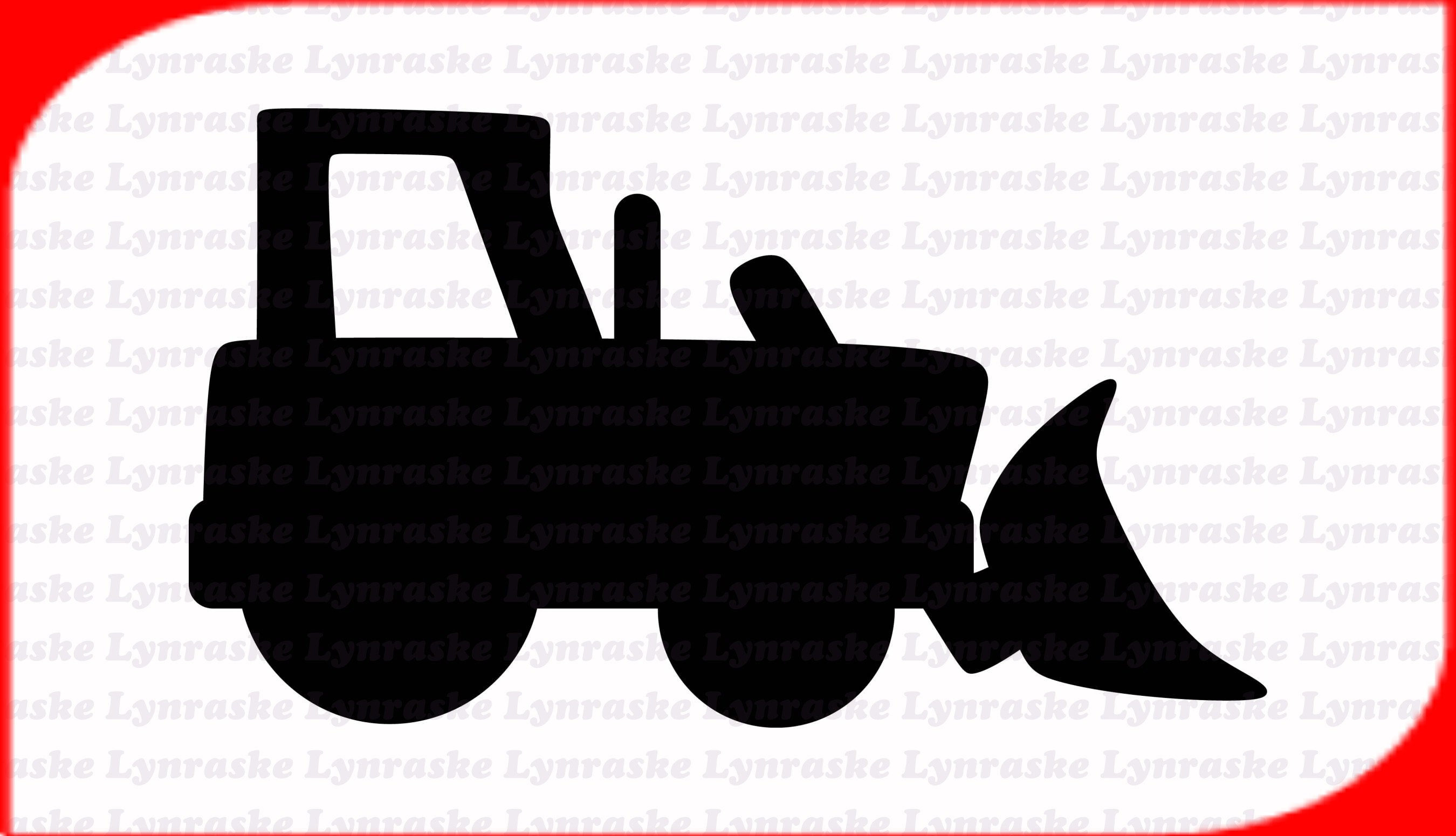Bulldozer Silhouette SVG Svg Dxf Cricut Silhouette Cut - Etsy UK