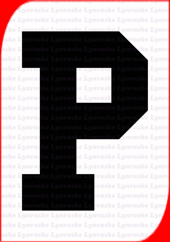 P Svg Split Letter P SVG/PNG/DXF, Alphabet P Monogram Frame, Instant