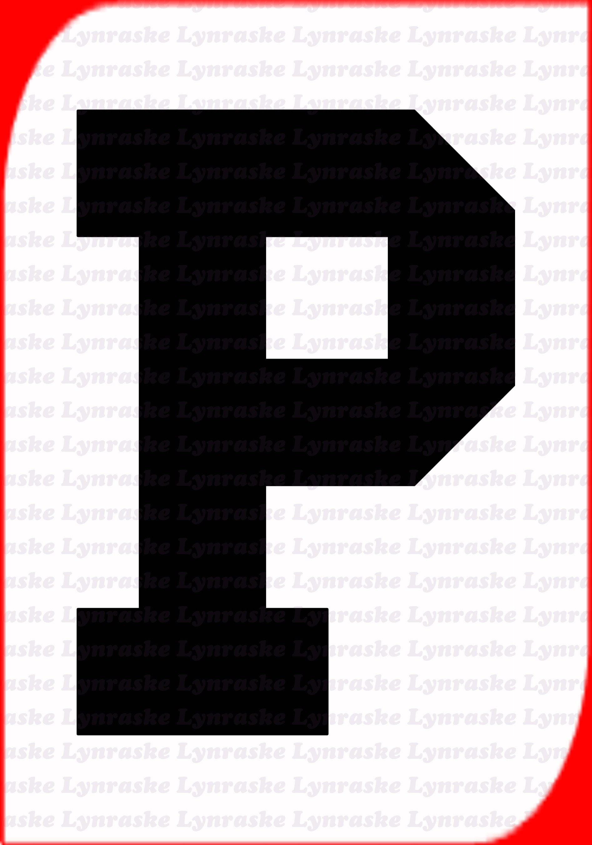 Letter P Silhouette SVG Svg Dxf Cricut Silhouette Cut - Etsy