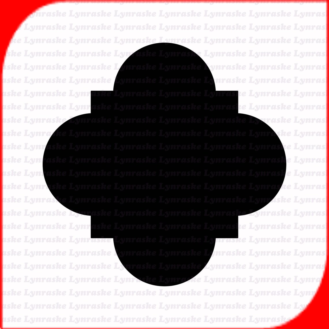 Quatrefoil Silhouette SVG Svg Dxf Cricut Silhouette Cut - Etsy