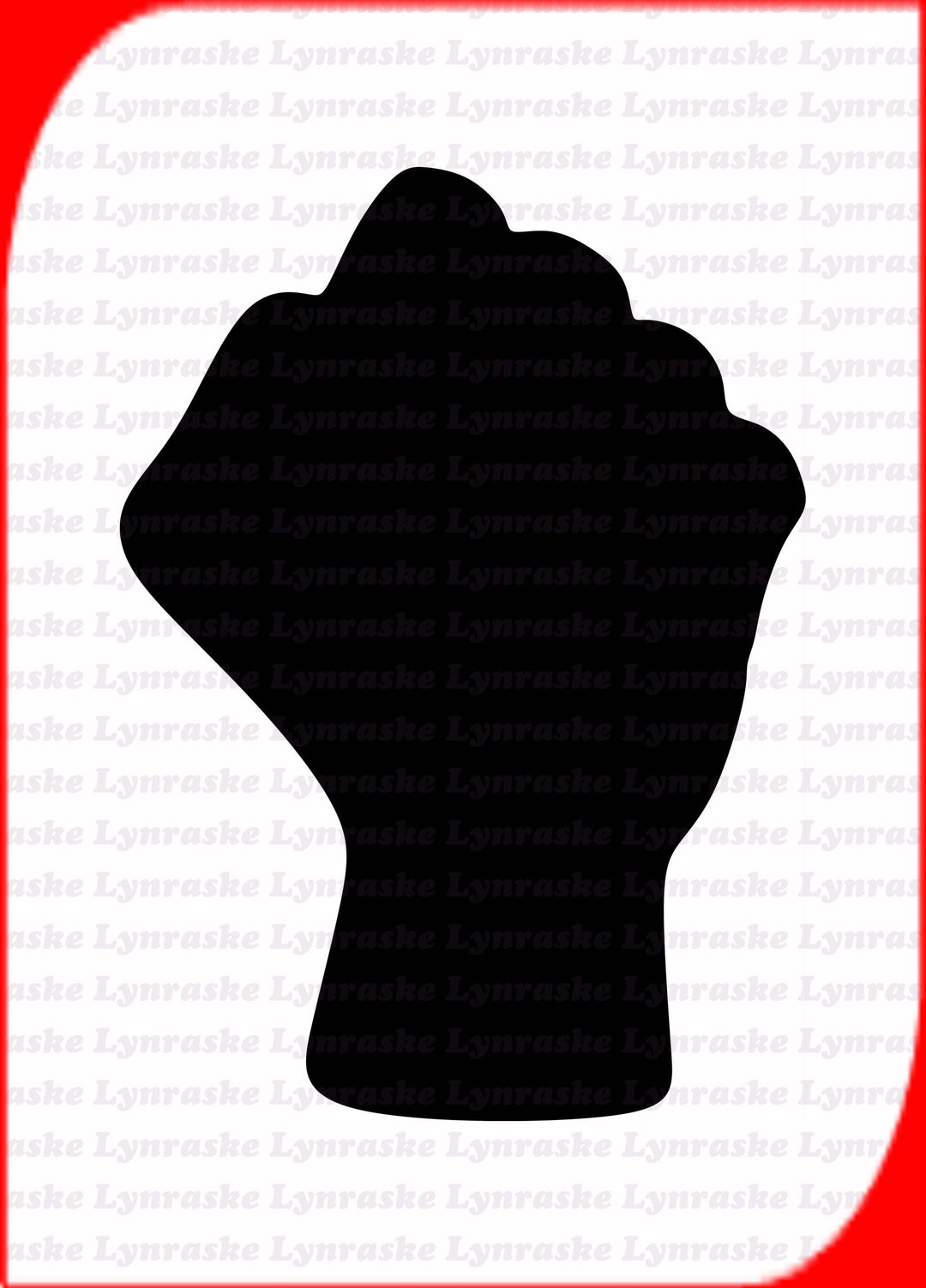 Fist Silhouette SVG, Svg, Dxf, Cricut, Silhouette Cut File, Instant ...