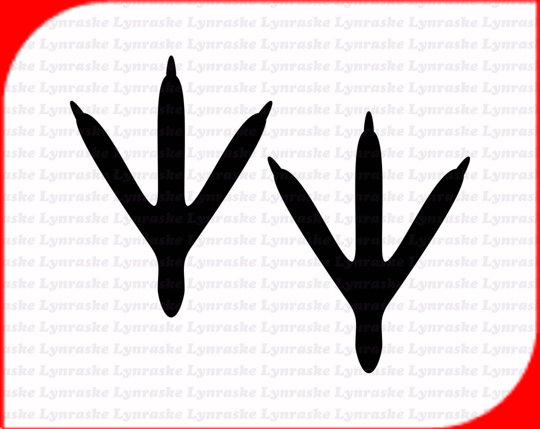 Bird Feet Silhouette SVG, Svg, Dxf, Cricut, Silhouette Cut File ...