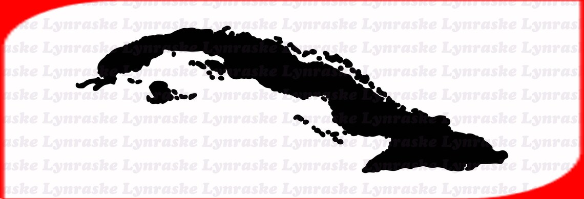 Cuba Silhouette SVG svg dxf Cricut Silhouette Cut File | Etsy