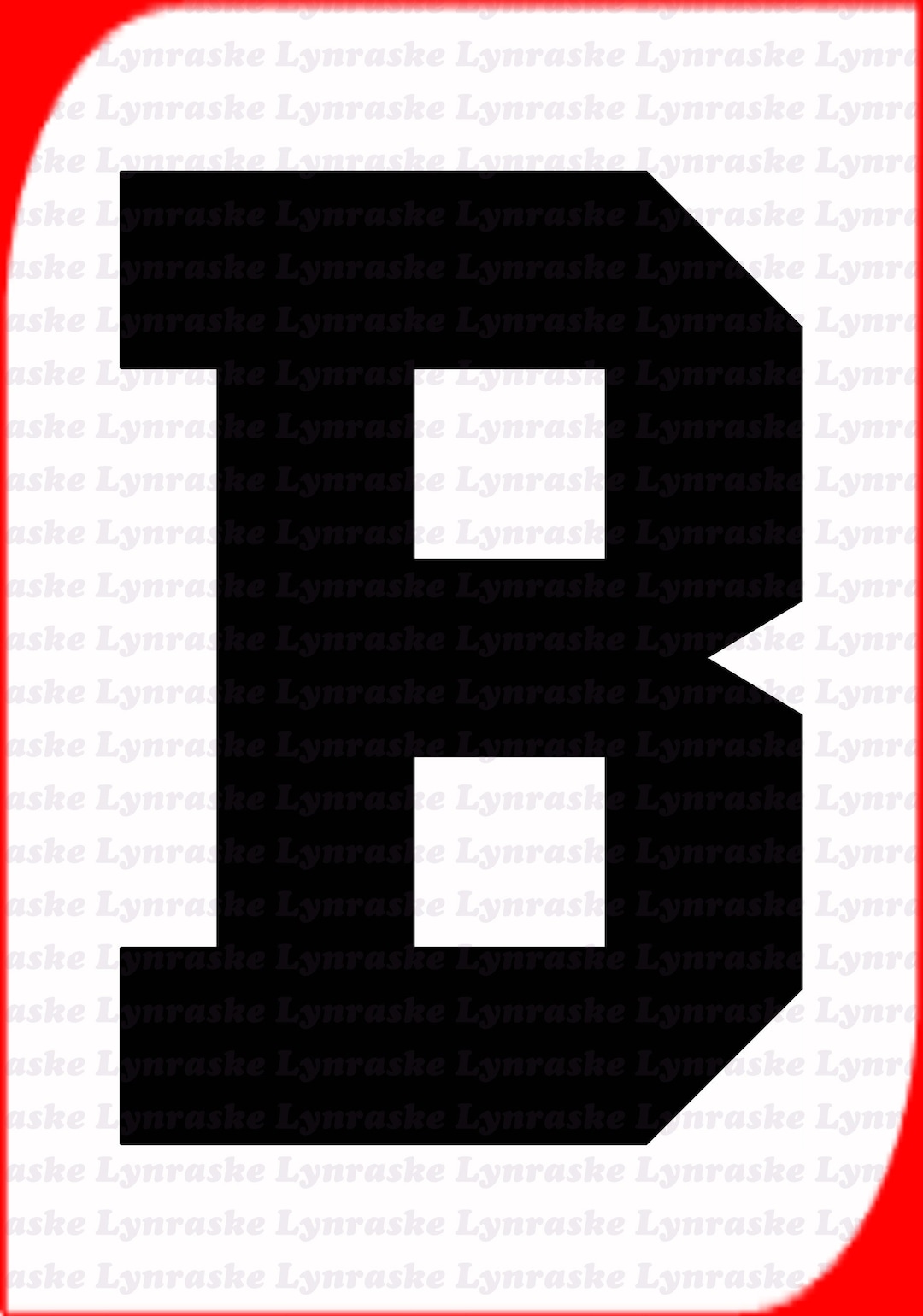 Letter B Silhouette SVG, Svg, Dxf, Cricut, Silhouette Cut File, Instant ...