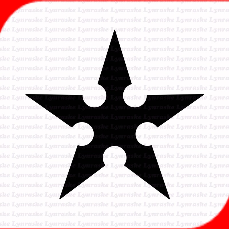 Ninja Star Cookies - Etsy