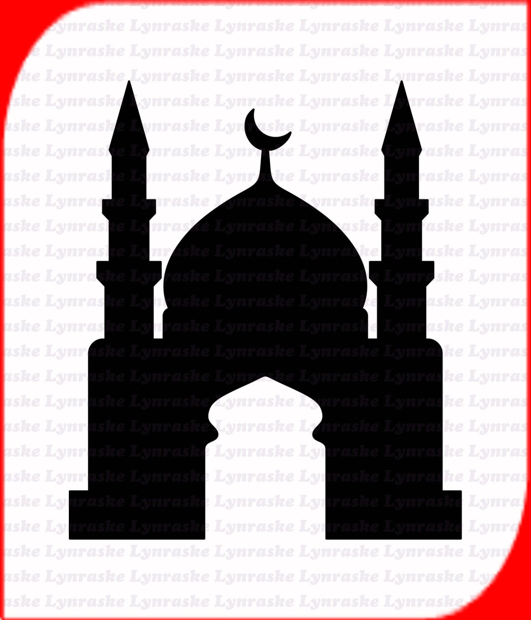 Mosque Silhouette SVG, Svg, Dxf, Cricut, Silhouette Cut File, Instant ...