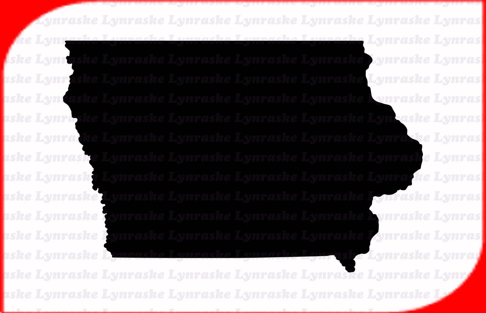 Iowa Silhouette SVG Svg Dxf Cricut Silhouette Cut File | Etsy