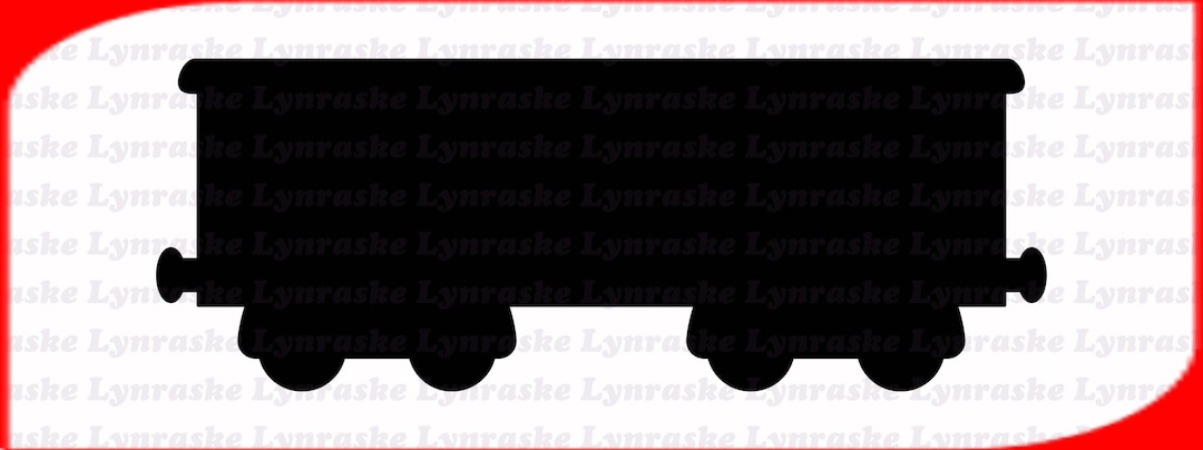 Boxcar Silhouette SVG, Svg, Dxf, Cricut, Silhouette Cut File, Instant ...