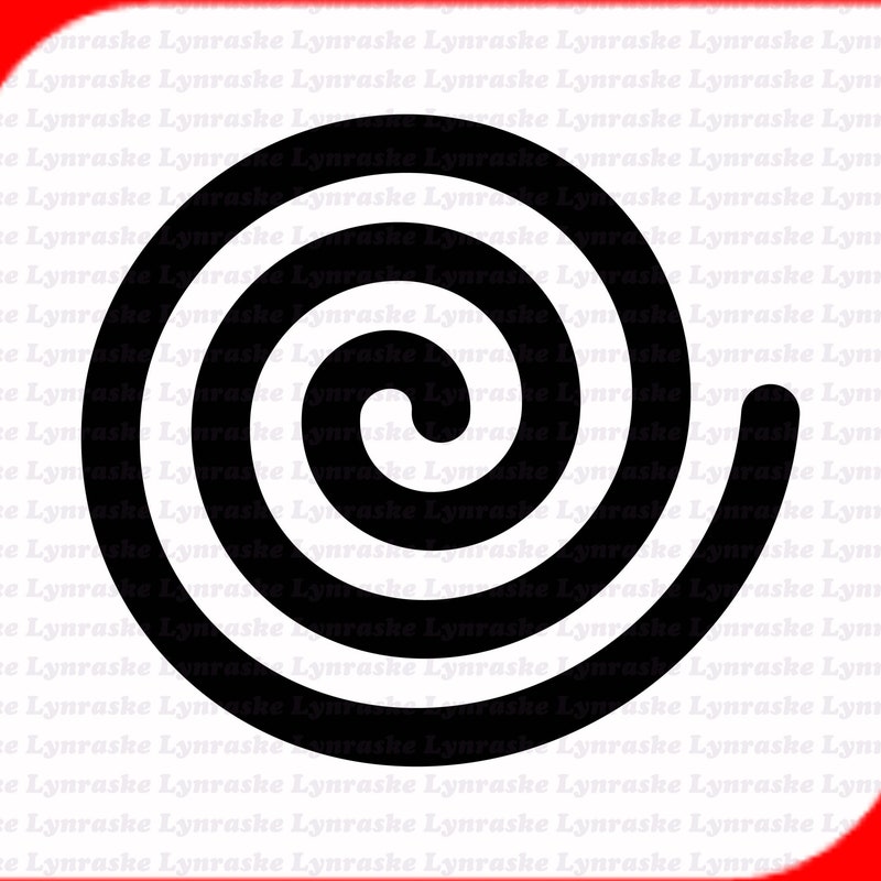 Spiral Stencil Svg - Etsy
