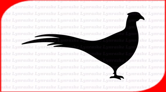 Pheasant Silhouette SVG Svg Dxf Cricut Silhouette Cut - Etsy Finland