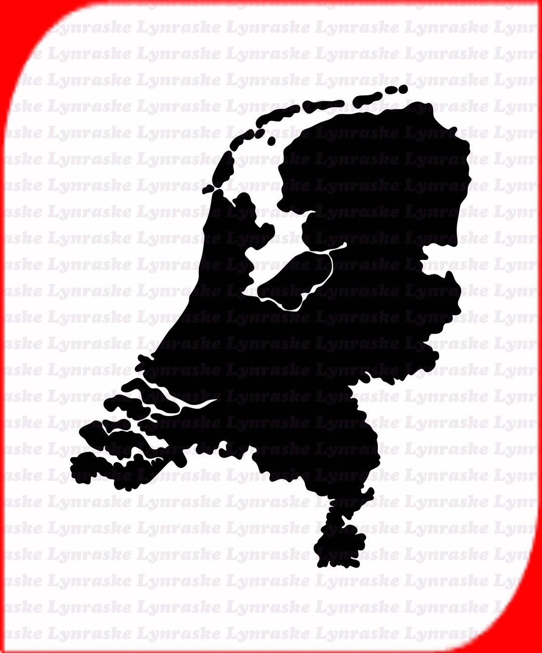 Netherlands Silhouette SVG, Svg, Dxf, Cricut, Silhouette Cut File ...