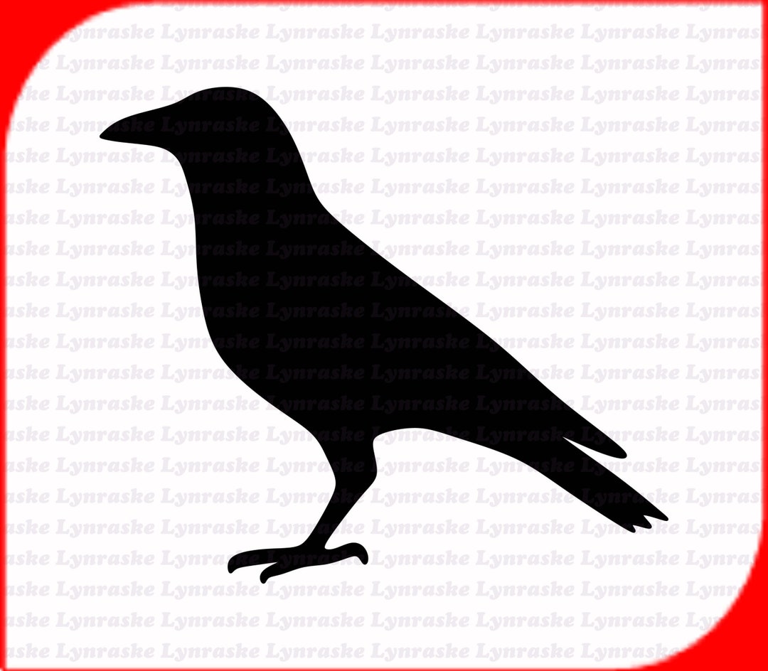 Crow Silhouette SVG, Svg, Dxf, Cricut, Silhouette Cut File, Instant ...