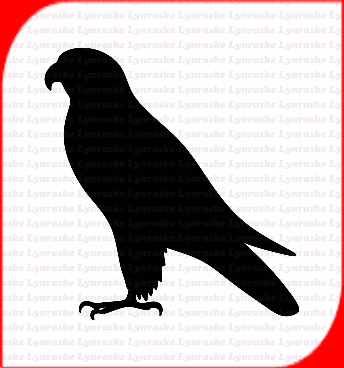 Falcon Silhouette SVG Svg Dxf Cricut Silhouette Cut File - Etsy