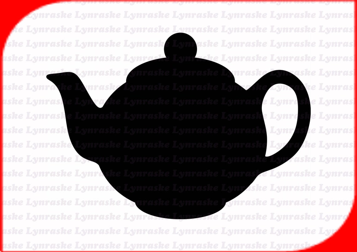 Teapot Silhouette SVG Svg Dxf Cricut Silhouette Cut File - Etsy