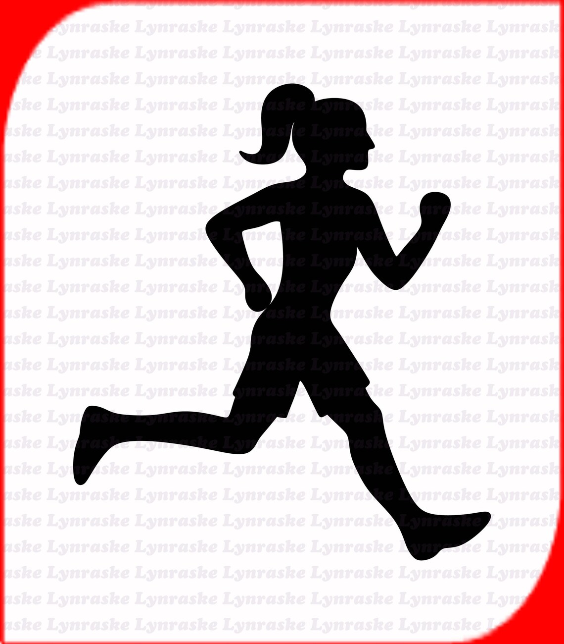 Running Girl Silhouette SVG Svg Dxf Cricut Silhouette Cut - Etsy